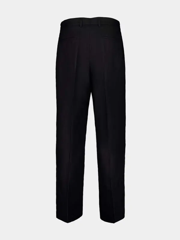 Dolce & Gabbana Tailored Straight Leg Trousers - Black