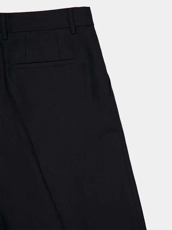 Dolce & Gabbana Tailored Straight Leg Trousers - Black
