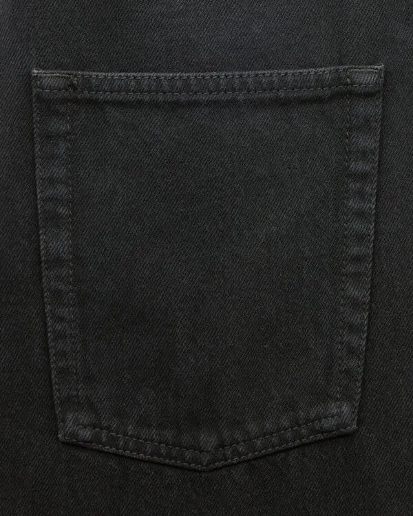 Saint Laurent Mid-rise Relaxed Slim Jeans - Charcoal Black