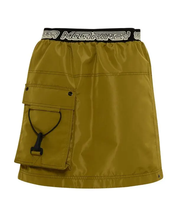 Stella McCartney Logo Waistband Cargo Pocket Skirt