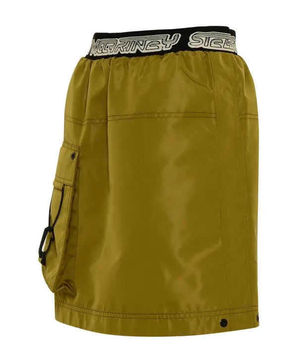 Stella McCartney Logo Waistband Cargo Pocket Skirt