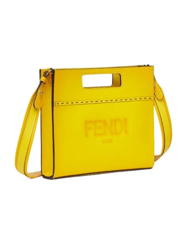 Fendi Mini Shopper Bag With Logo Debossing