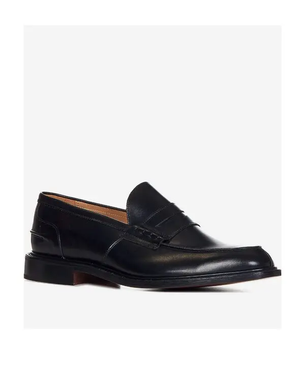 TRICKER'S Almond Toe Leather Loafers