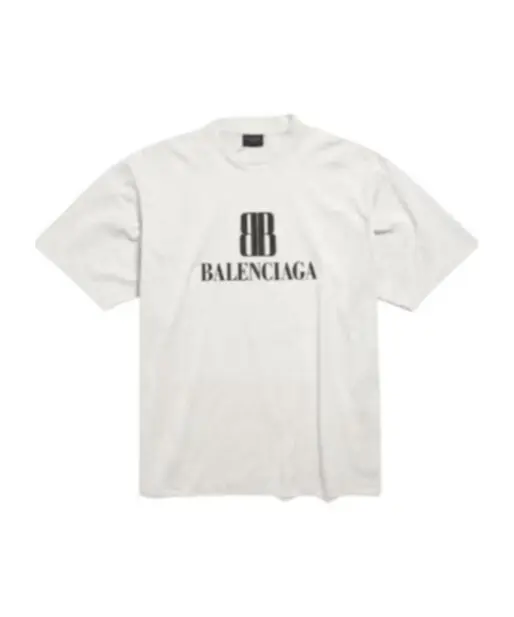 Balenciaga Nano Bb Motif Medium Fit T-shirt - No