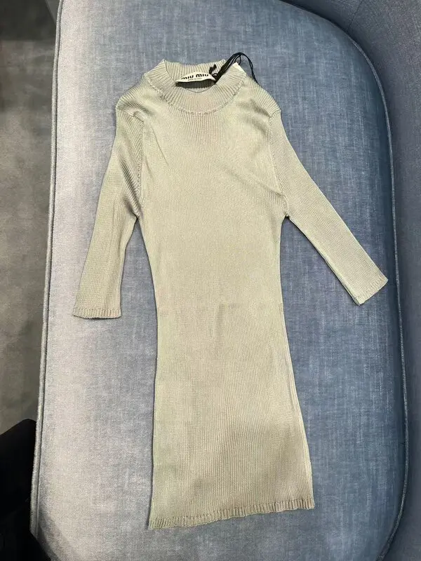 Miu Miu Short-sleeved Ribbed Jumper