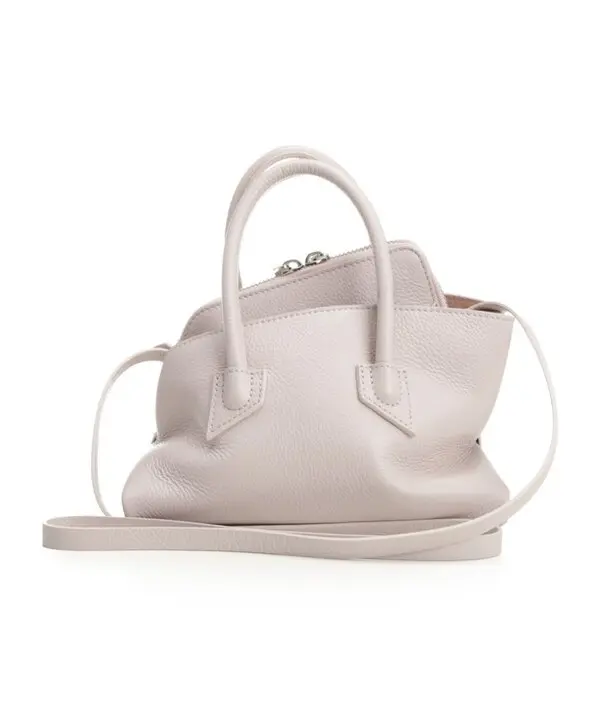 Attico The La Passeggiata Mini Top Handle Bag - Grey
