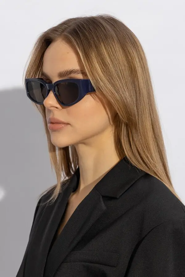 Jacquemus Logo Sunglasses - White