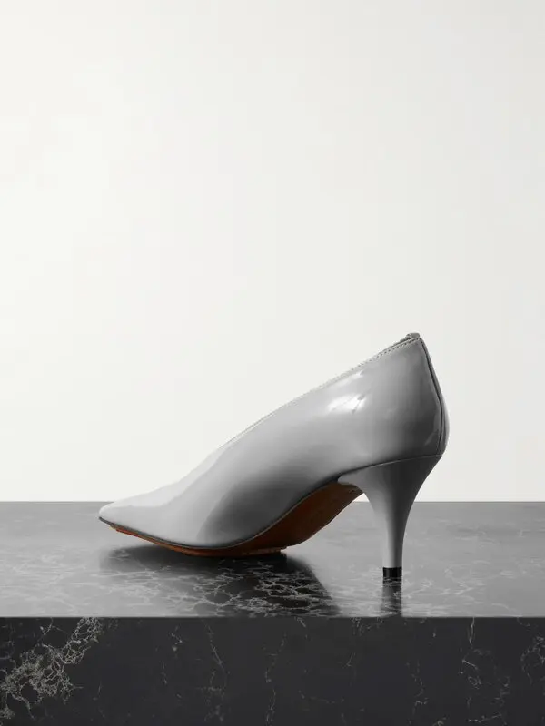 Stella McCartney Square-toe High Heels - Light Gray