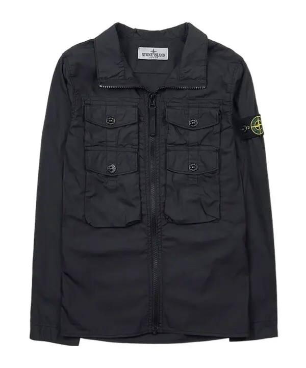 Stone Island Logo-patch Zip-up Jacket