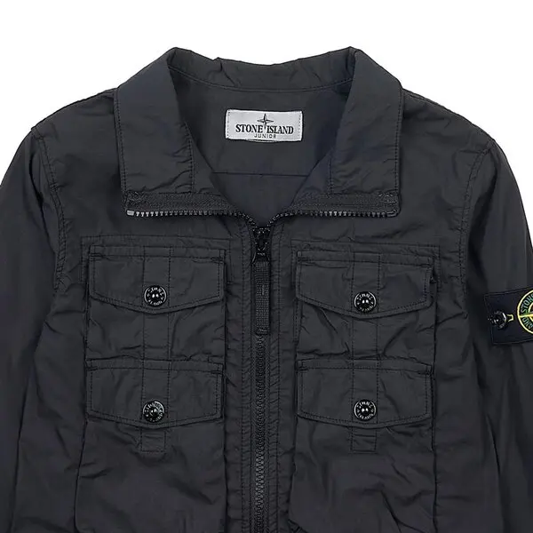 Stone Island Logo-patch Zip-up Jacket