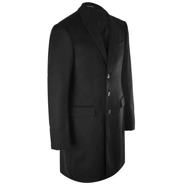 Emporio Armani Long-sleeved Lapel Coat