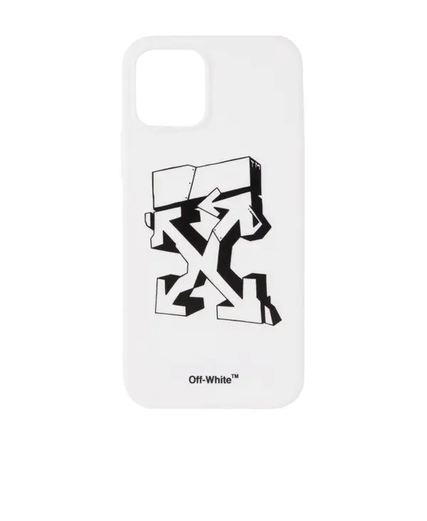 Off-White Graffiti Arrrows Iphone 12 Case - White