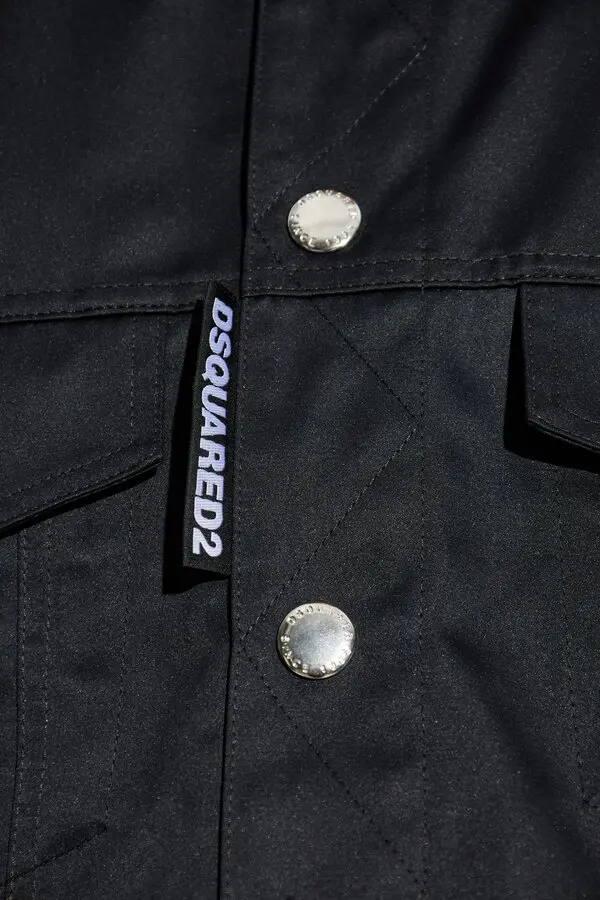 Dsquared2 Logo Label Oversized Jacket