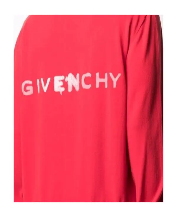Givenchy Graphic Print Knit Pullover