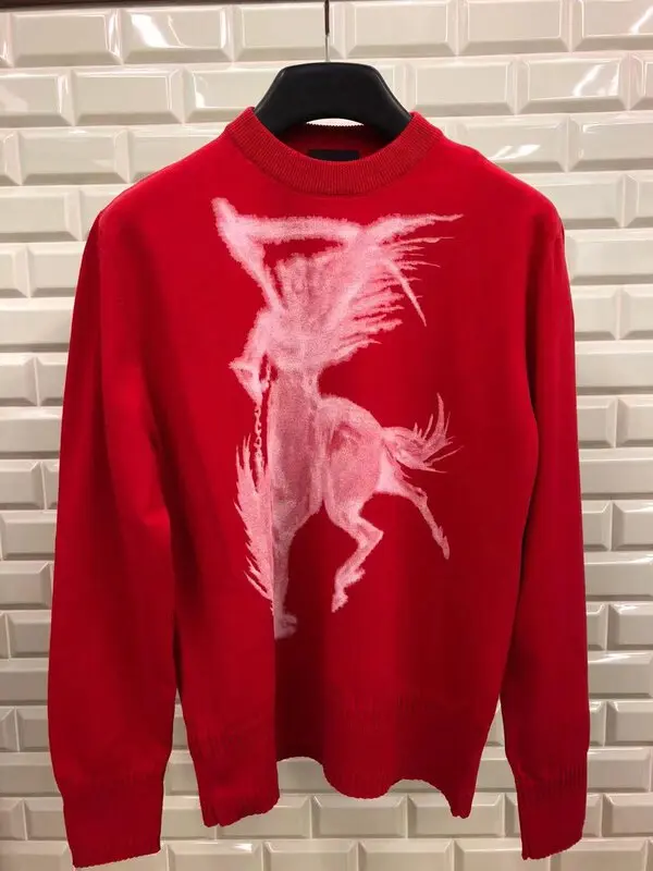 Givenchy Graphic Print Knit Pullover