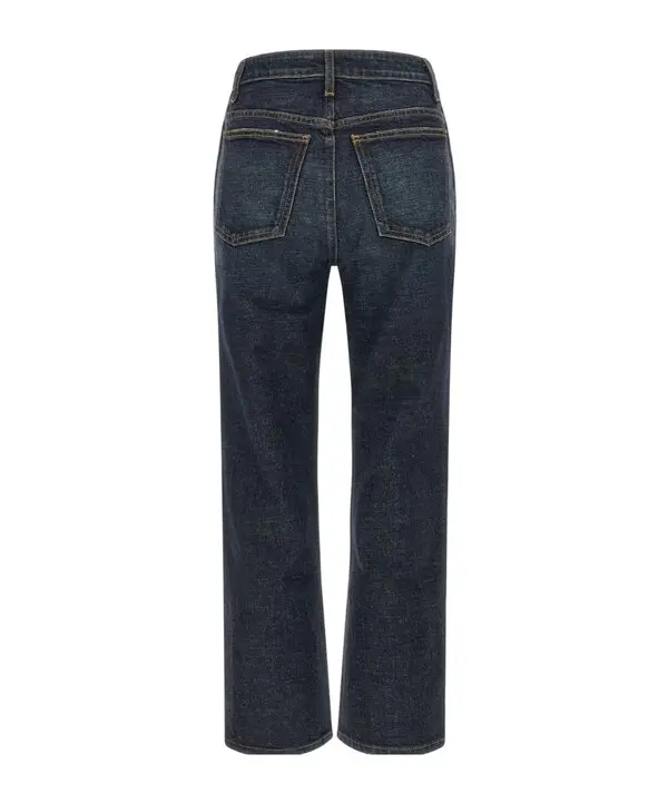 Khaite Abigail Straight-leg Jeans - Black