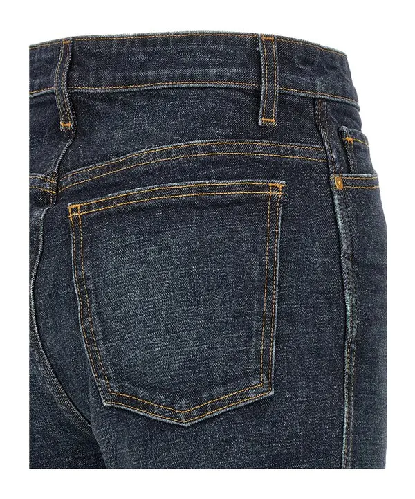 Khaite Abigail Straight-leg Jeans - Black