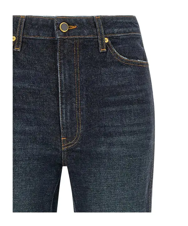 Khaite Abigail Straight-leg Jeans - Black