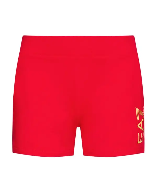 EA7 Logo Sports Shorts - Red