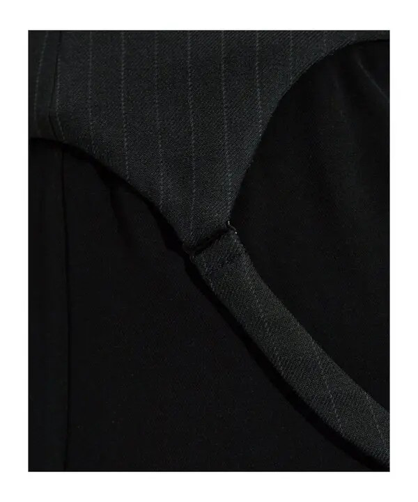 MISBHV Pinstriped Maxi Dress