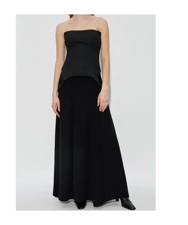 MISBHV Pinstriped Maxi Dress