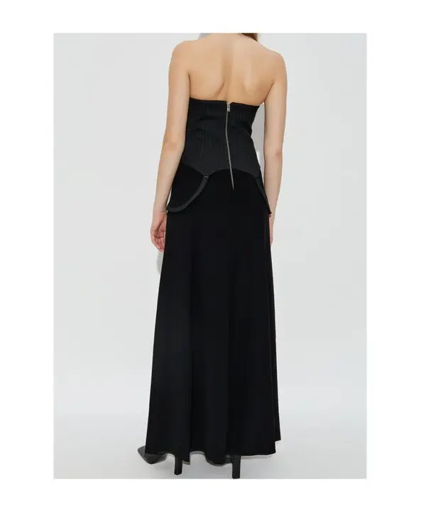 MISBHV Pinstriped Maxi Dress