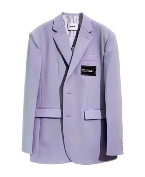 We11Done Label Suit Jacket - Purple