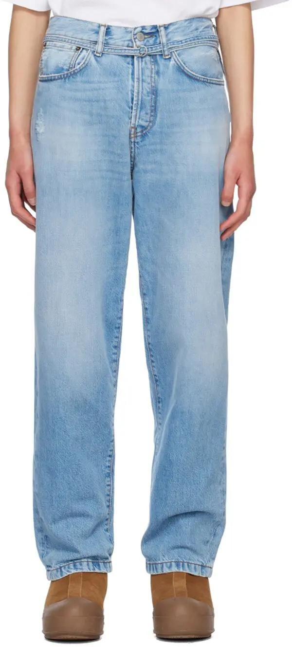 Acne Studios Loose Fit Straight Leg Jeans