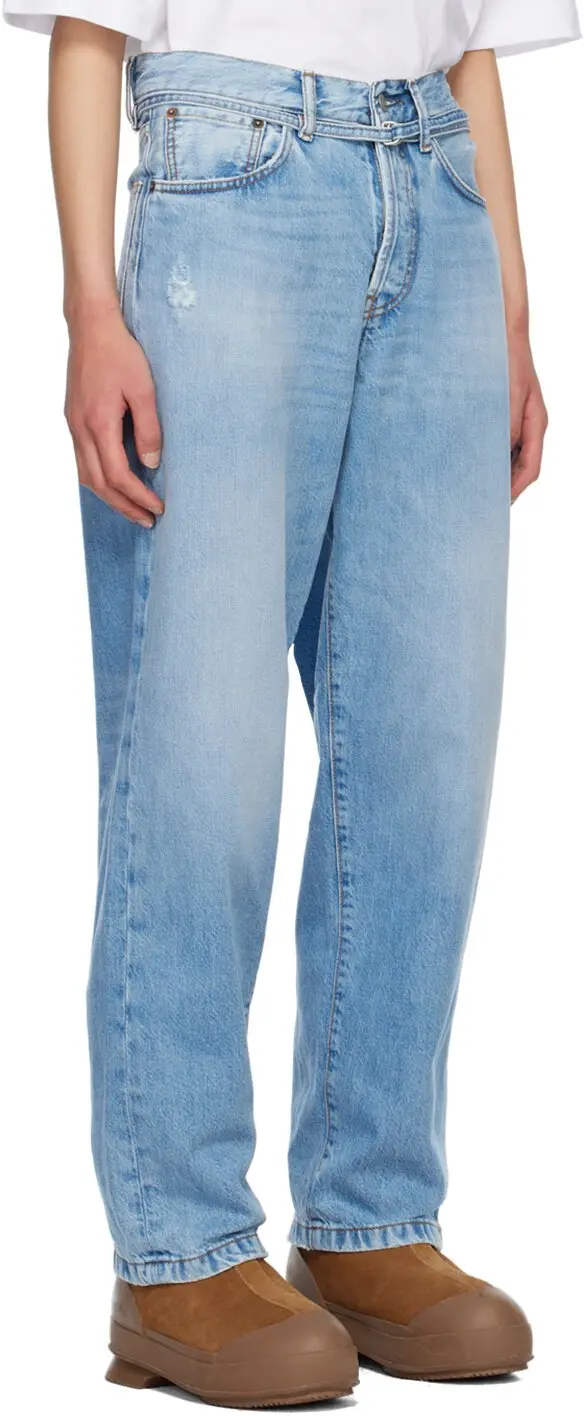 Acne Studios Loose Fit Straight Leg Jeans
