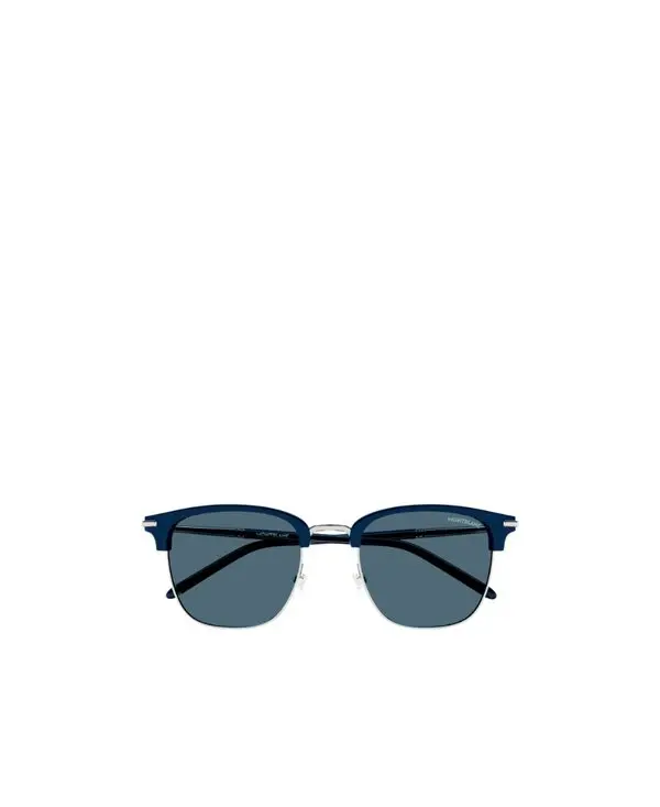 Montblanc Square Frame Sunglasses - Blue