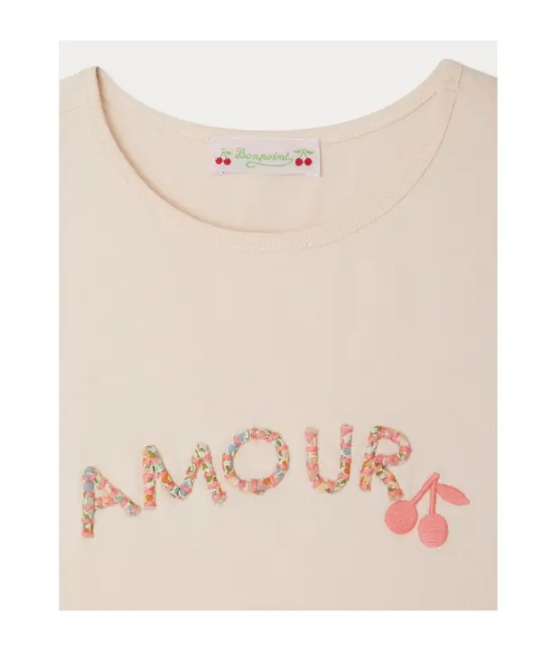 Bonpoint Amour" Printed T-shirt - White