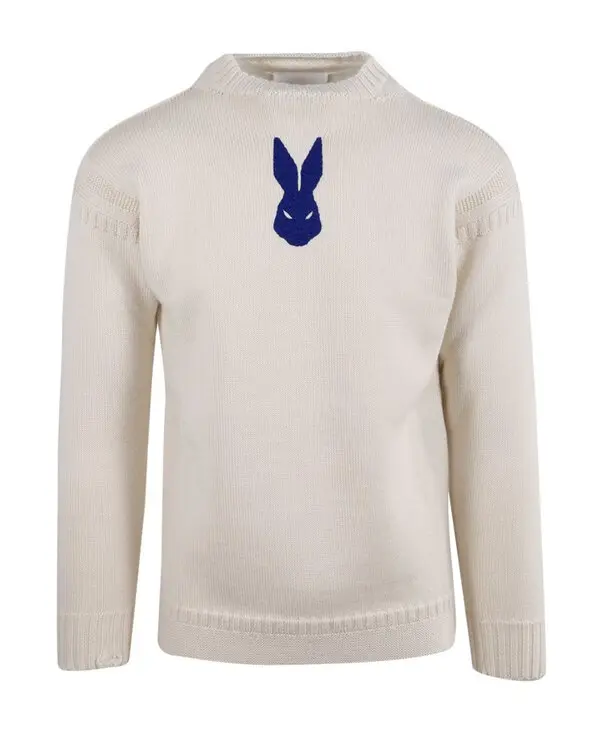 MAISON MARGIELA Embroidered Ribbed Knit Jumper
