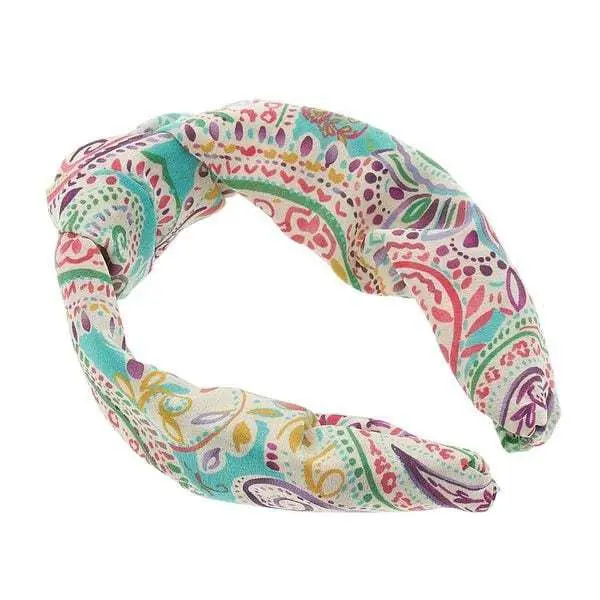 Etro Pattern Hair Band - Yellow