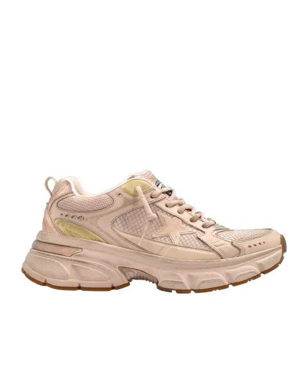 GOLDEN GOOSE Lightstar Lace-up Sneakers - Nude