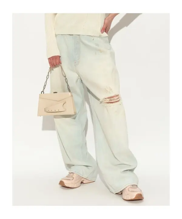 GOLDEN GOOSE Lightstar Lace-up Sneakers - Nude