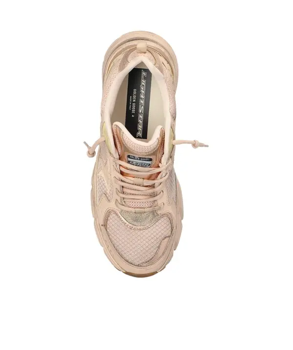 GOLDEN GOOSE Lightstar Lace-up Sneakers - Nude