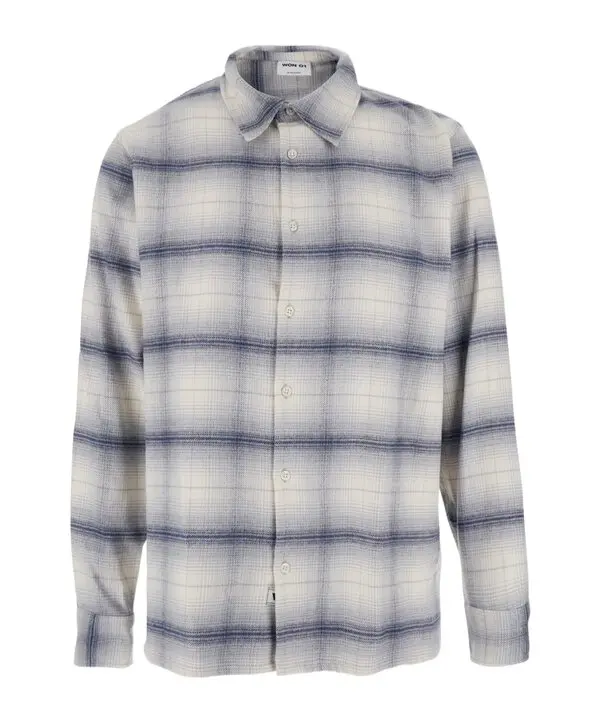 WON HUNDRED Check Shirt - Grey