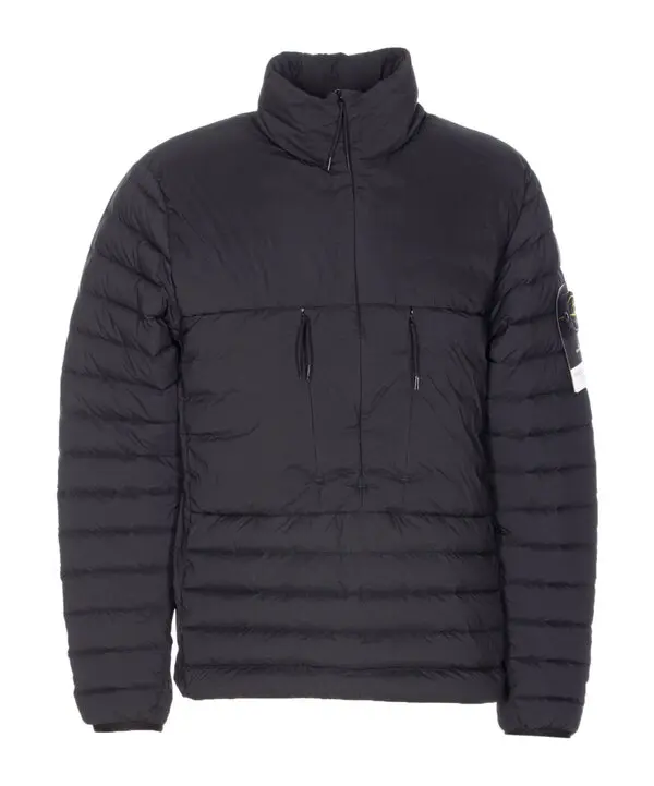 Stone Island Down Anorak Jacket - Black