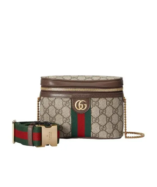 Gucci Ophidia Belt Bag - Beige/ebony