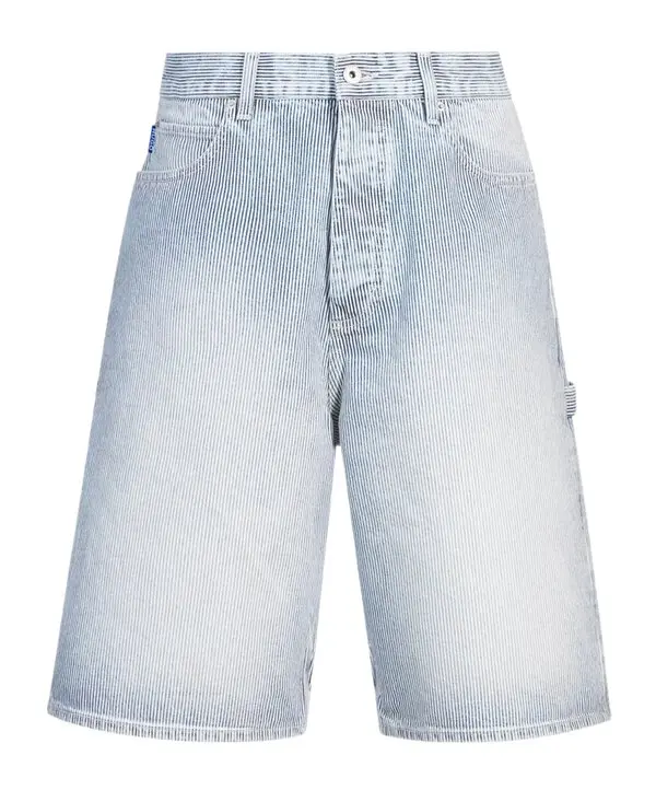 Hugo Boss Striped Pattern Cargo Shorts
