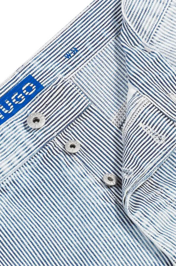 Hugo Boss Striped Pattern Cargo Shorts