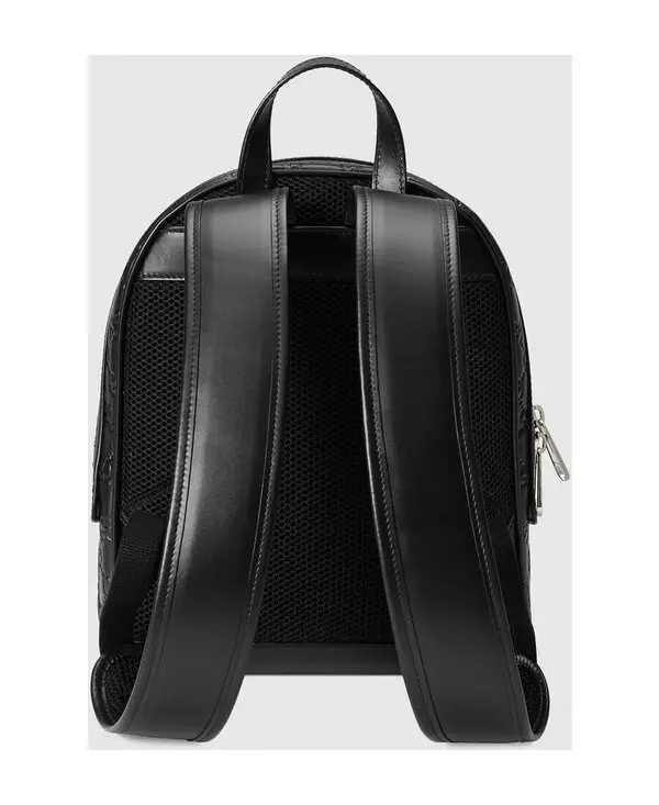 Gucci Signature Embossed Leather Backpack