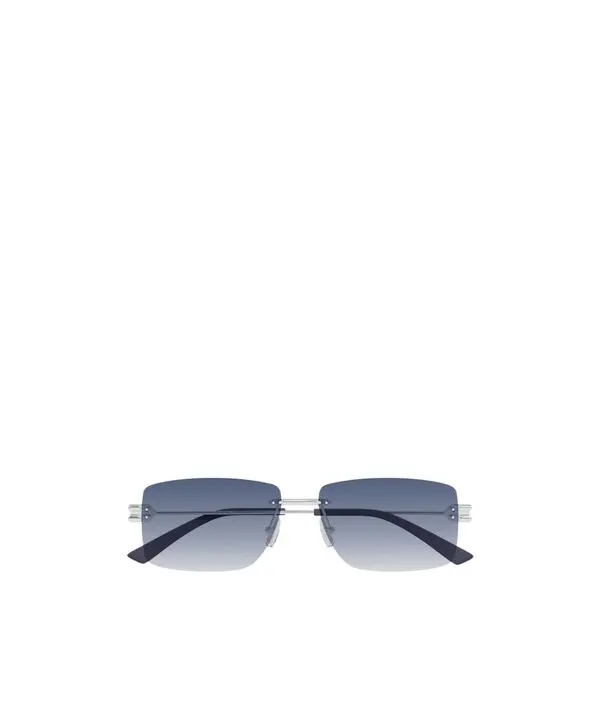 Bottega Veneta Rimless Square Sunglasses - Blue