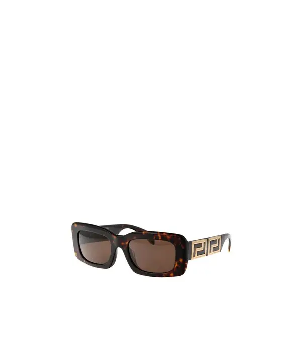 Versace Geometric Frame Sunglasses