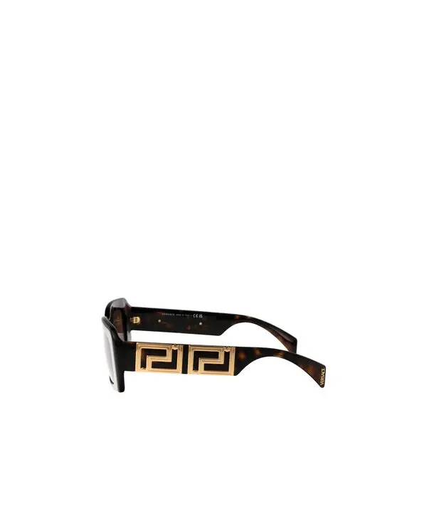Versace Geometric Frame Sunglasses
