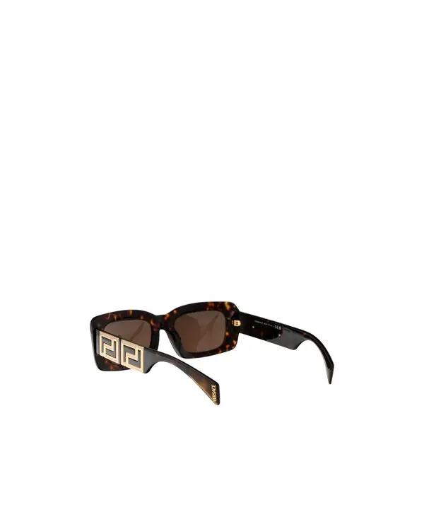 Versace Geometric Frame Sunglasses