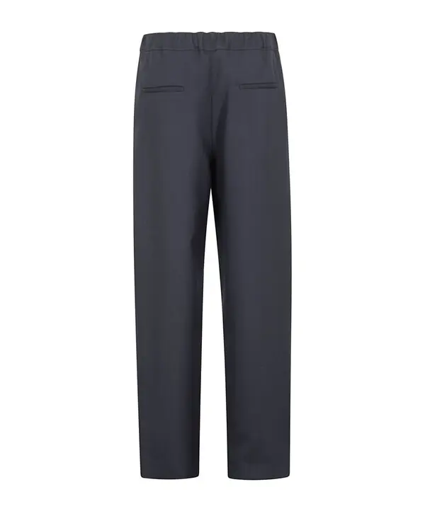 Marni Logo Embroidered Straight-leg Tailored Pants