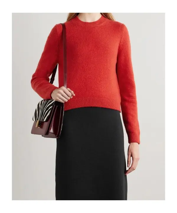 Khaite Long-sleeved Knitted Shirt - Red