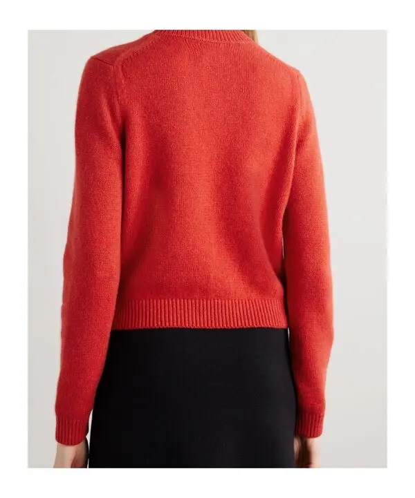 Khaite Long-sleeved Knitted Shirt - Red