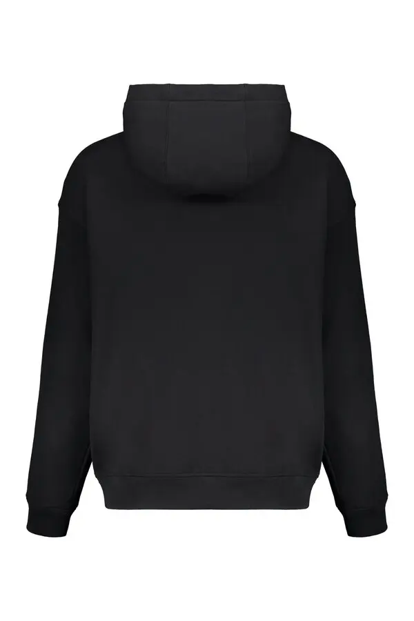 Versace Zip-up Drawstring Hoodie With Medusa Emblem